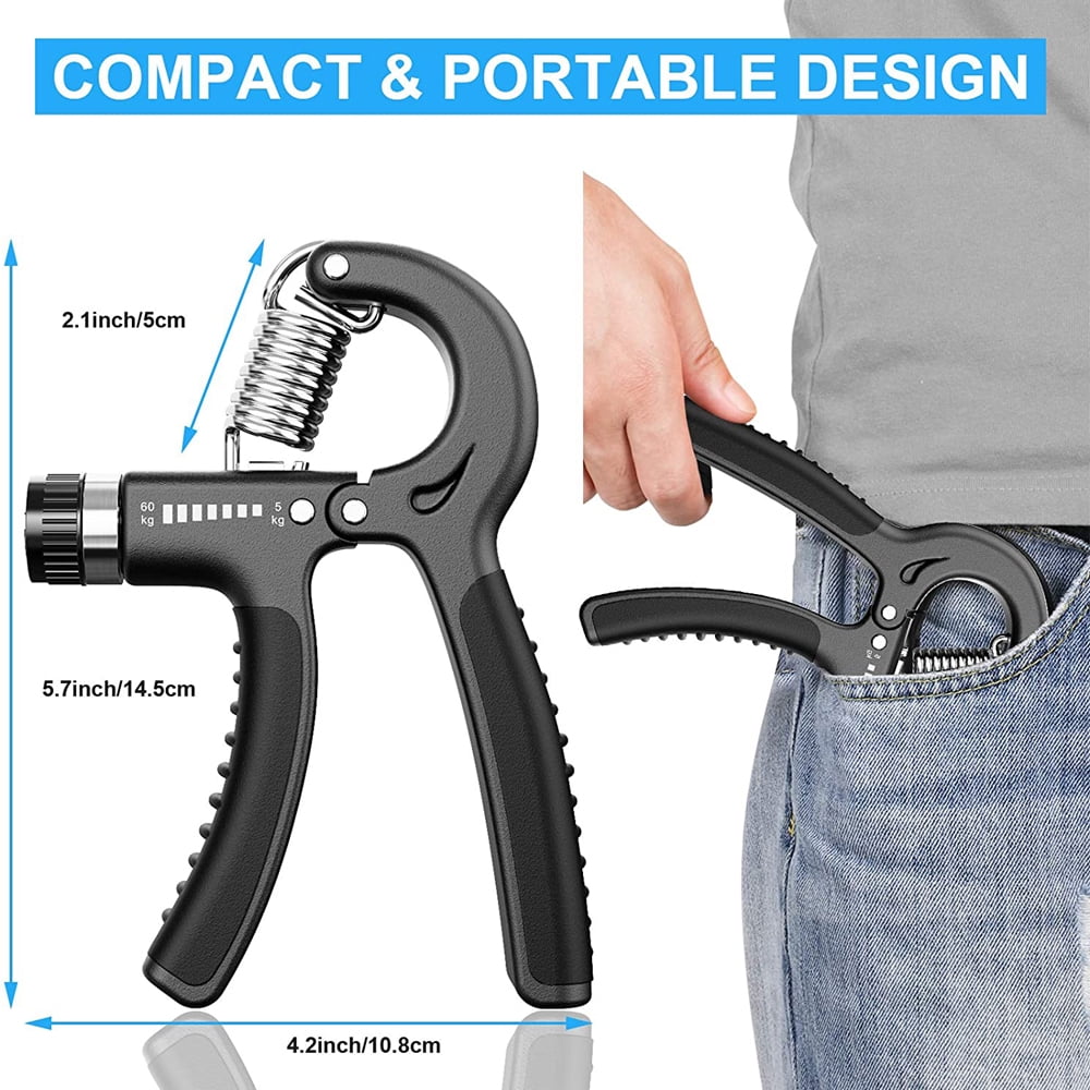 Buy 5-60 Kg Grip Strengthener Exerciser – Adjustable Hand Grips ...