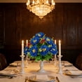 Cadancy Artificial Peony Bouquet Large Silk Flowers Arrangement ...