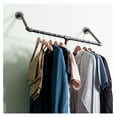 Huang zhong wen Industrial Pipe Wall Mounted Clothing Rack, or ...
