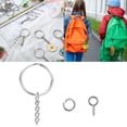 360x Fashion Screw Eye Pins + for Chain Split for Rings with Chain ...