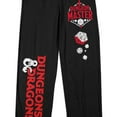Dungeons & Dragons Dragon Master Men's Black Graphic Sleep Pants-Medium ...