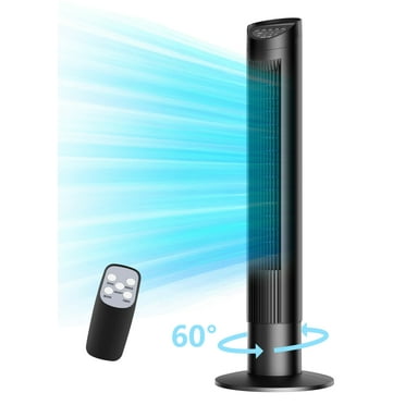 Genesis Powerful 43 Inch Oscillating Tower Fan With Max Air Quiet ...