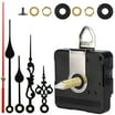 Walnut Hollow Clock Movement with Hands & Numerals for 1/4-inch Thick ...