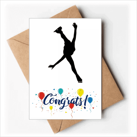 Sports Physical Education Skating Player Wedding Cards Congratulations ...