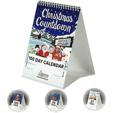 100 Day Christmas Countdown Calendar 2022 Get Excited For Christmas ...