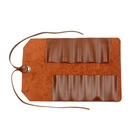 Home Tool Bag Professional Leather Roll Up Pouch With 10 Slots Fashion ...