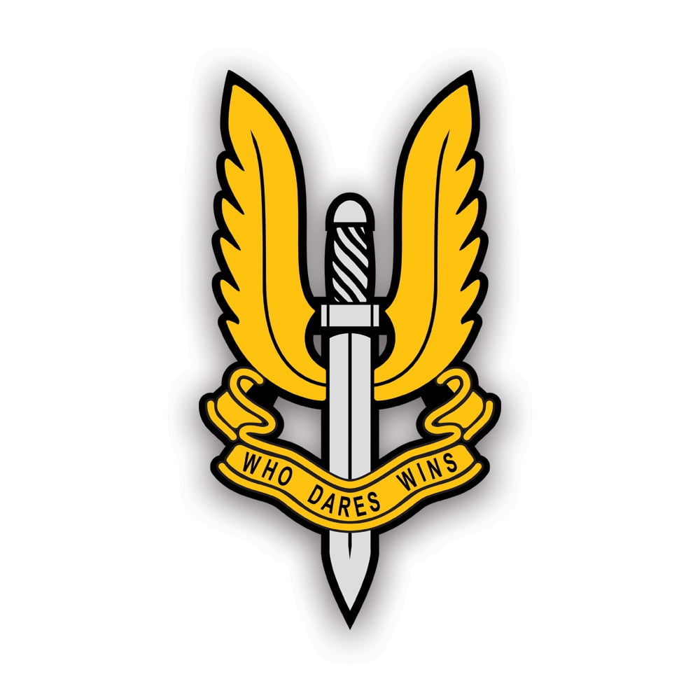 Special Air Service SAS Insignia Sticker Decal - Self Adhesive Vinyl ...