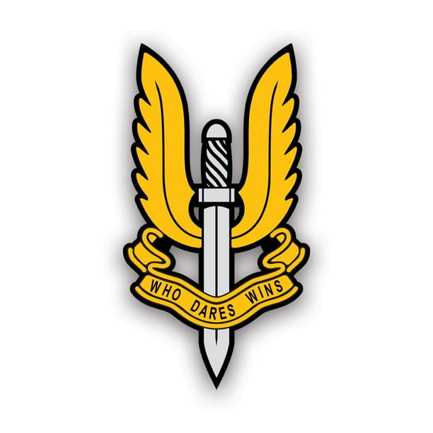 Special Air Service SAS Insignia Sticker Decal - Self Adhesive Vinyl ...