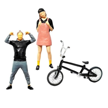 Resin 1:64 Scale People Figurines for Miniature Scenes Sand Table ...