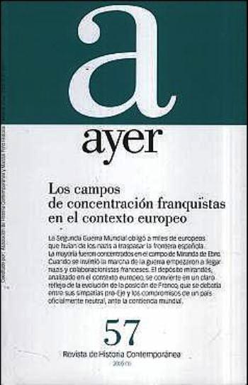 LOS CAMPOS DE CONCENTRACION FRANQUISTAS EN EL CONTEXTO EUROPEO MARCIAL ...