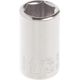 FUGee-Shallow Socket, SAE, 1/4-Inch Drive, 9/32-Inch, 6-Point ...