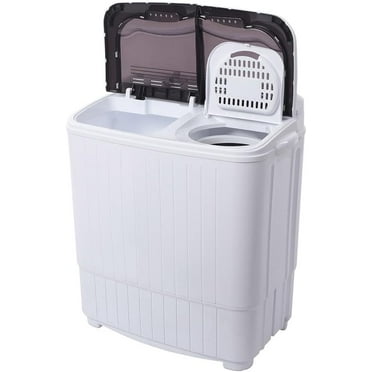 Ktaxon 26lbs Compact Twin Tub Portable Washing Machine, Mini Washer ...