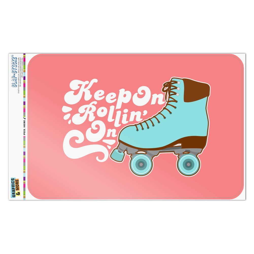 Roller Skates Derby Keep On Rolling Skating Home Business Office Sign ...
