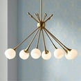P1808-248-George Kovacs Lighting-Pontil - Eight Light Island-Honey Gold ...