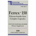 Breckenridge Ferrex 150 Iron Supplement Capsules, Non-Blister Pack ...