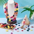 1 Set DIY Jewelry Making Kits including Wooden Beads and Elastic Thread ...