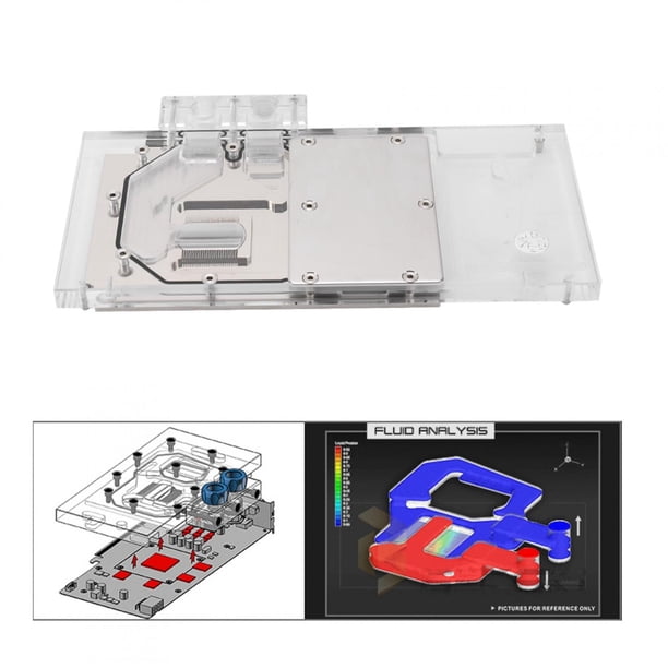 Water Cooling N-IG1080TIVXOC X Graphics Card Water Cooling Block Jet ...