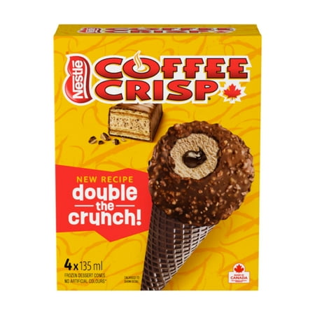 Cones, Coffee Flavoured Frozen Dessert With A Fudge Centre And ...