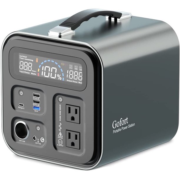600 Watts Portable Power Station, GOFORT 550Wh Solar Generator, Portable Generator - Walmart.com