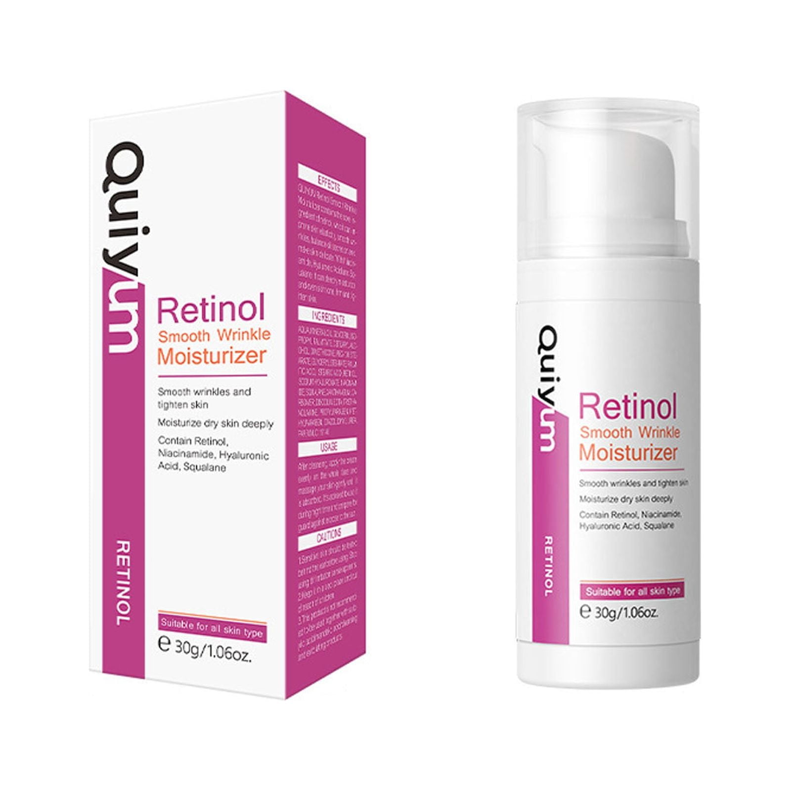Crema facial con retinol que hidrata las líneas finas de la piel y ...
