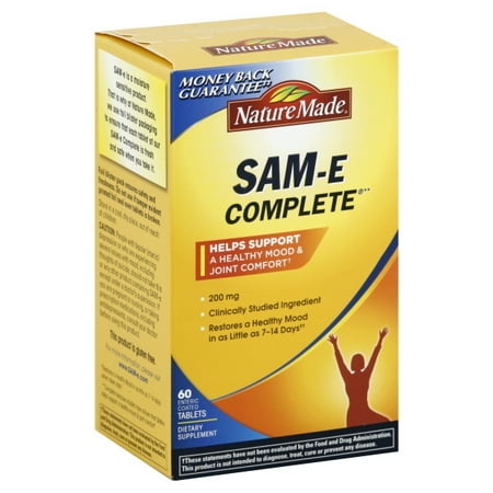 Nutritional Products Sam-E Complete, 60 ea - Walmart.com