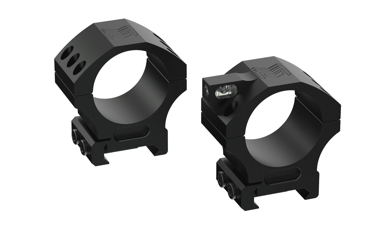 Monstrum 30mm Precision Picatinny V2 Scope Rings with Level Bubble | 0 ...