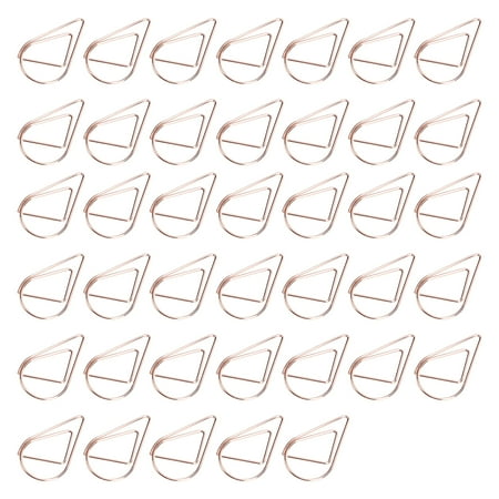Water Drops Shape Paper Clips,40Pcs Water Drops Shape File ...