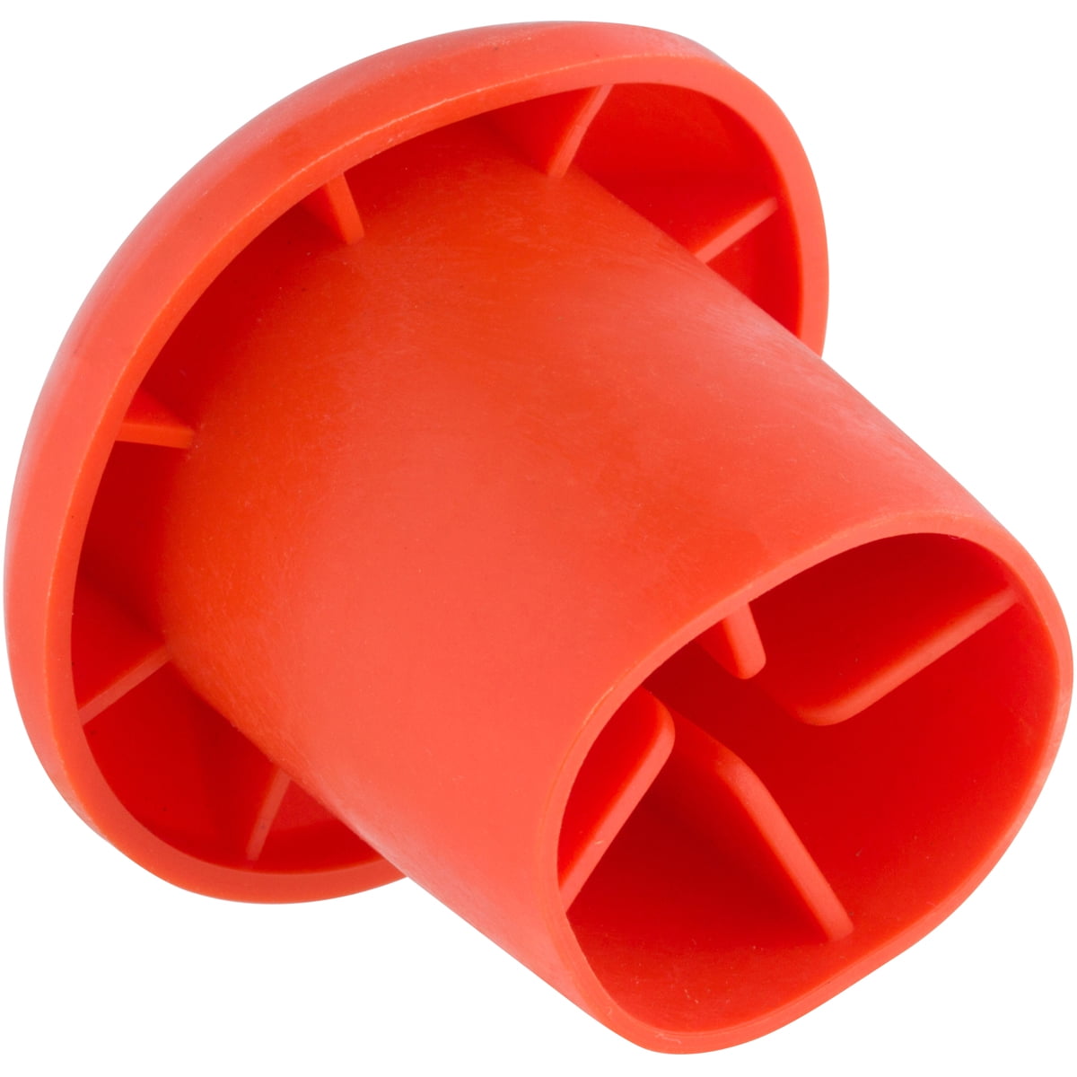 Clover Products Mushroom Rebar Caps, Safety Orange Plastic Covers, 100 ...