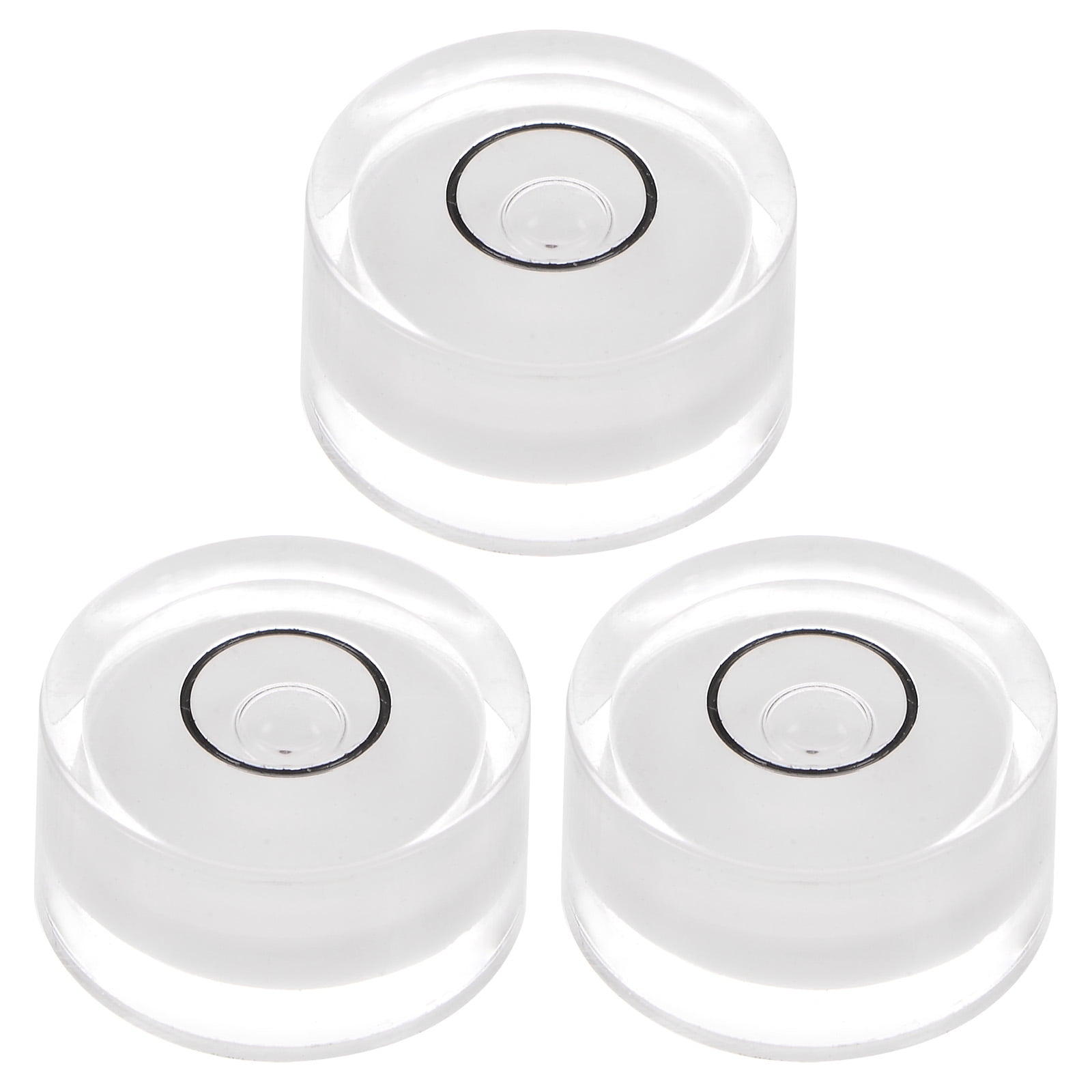 3 Packs Round Bubble Level 19x10mm Mini Circular Bullseye Spirit Levels ...