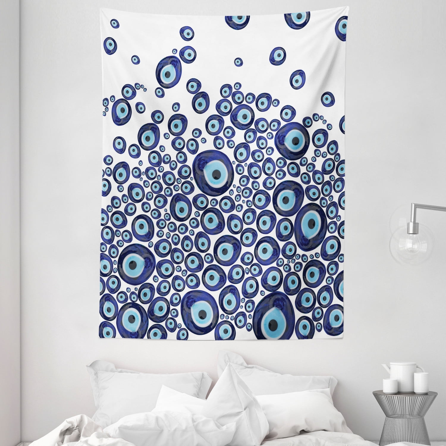 Evil Eye Tapestry, Turkish Folklore Pattern Occult Symbolism Theme on ...