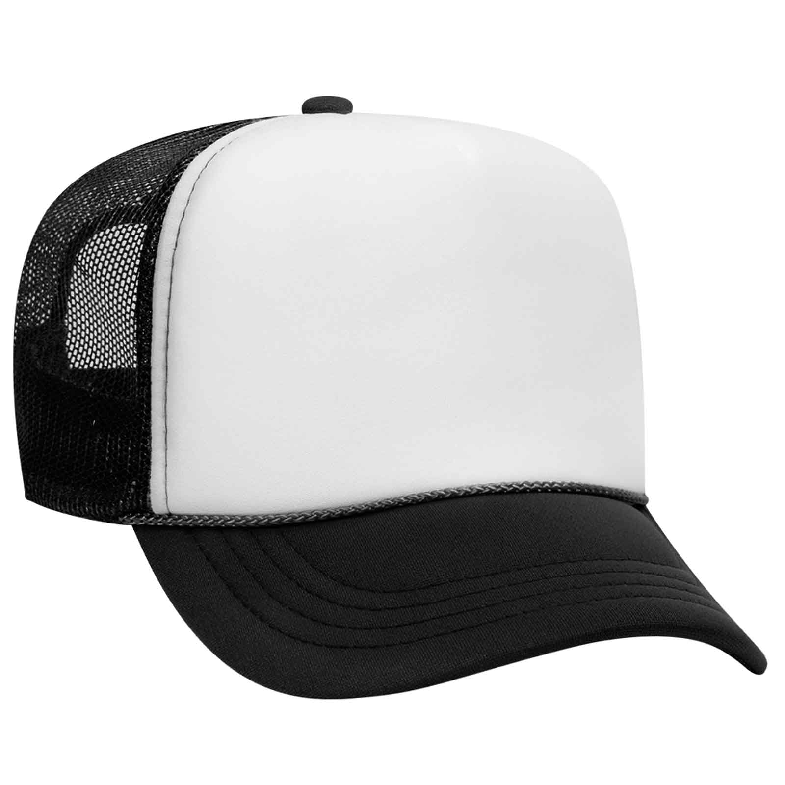OTTO CAP Youth 5 Panel High Crown Mesh Back Trucker Hat - Walmart.com