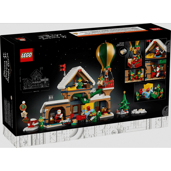 LEGO Icons Santa's Post Office Building Set for Adults - Christmas ...