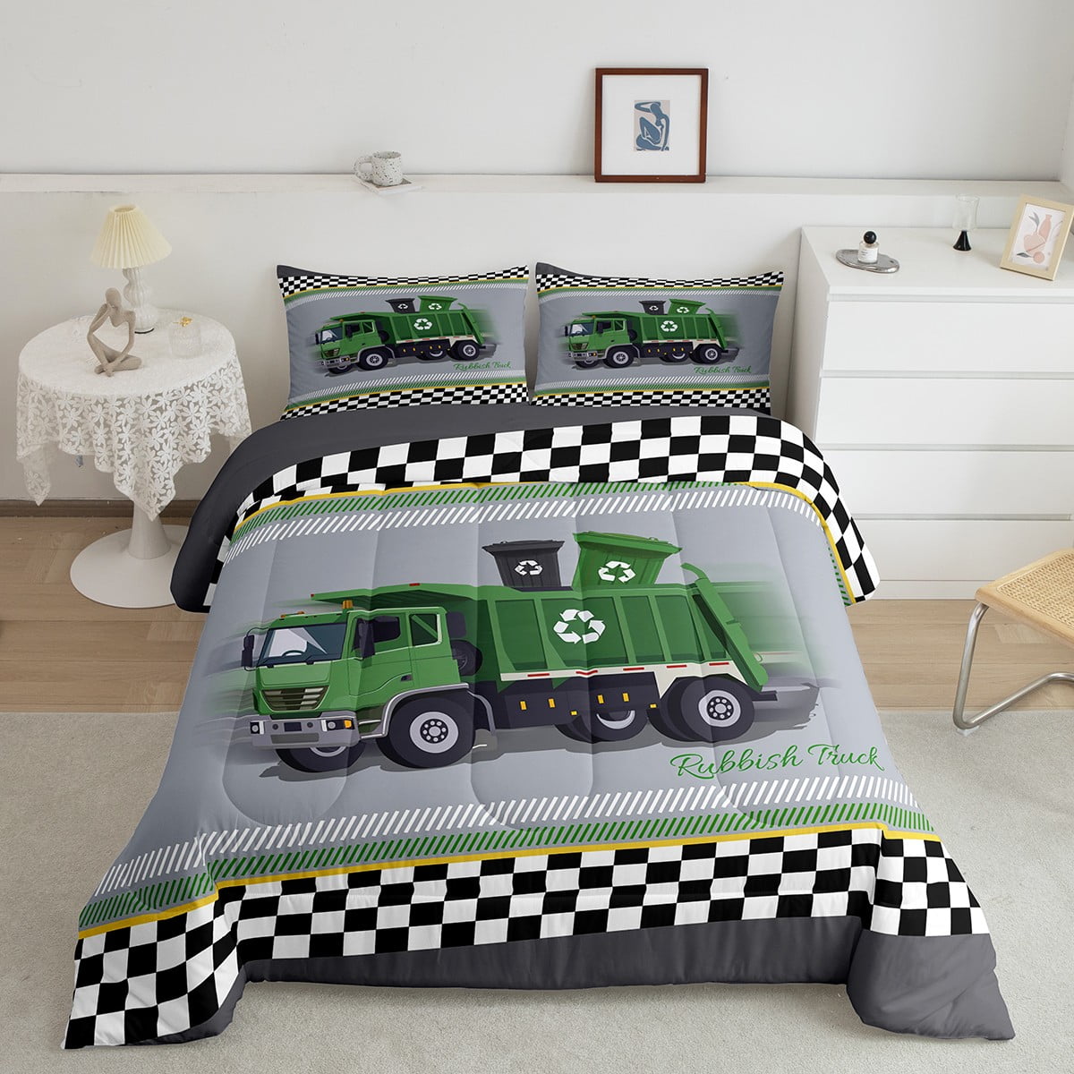 Click here for Yst Garbage Truck Twin Bedding Sets For Boys Girls... prices