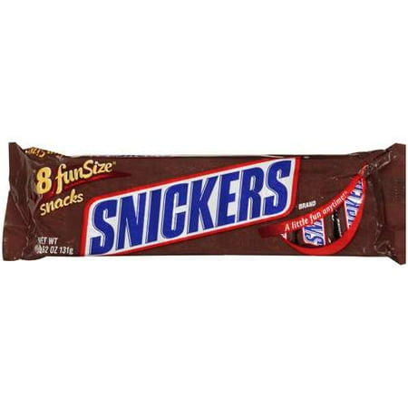 UPC 040000234548 - Snickers Fun Size Chocolate Bars, 4.62 Oz ...