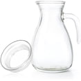 2pcs Glass Water Pitcher Lid Replacement Reusable Cover for Jug Teapot ...
