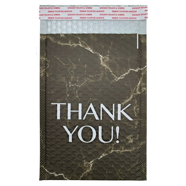 Great Papers! Mailer Padded Bubble, Kraft Thank You Marble, 6" x 9 ...