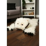 Star Wars Kids Bedroom Carpet: Furry Wampa Area Rug - Walmart.com