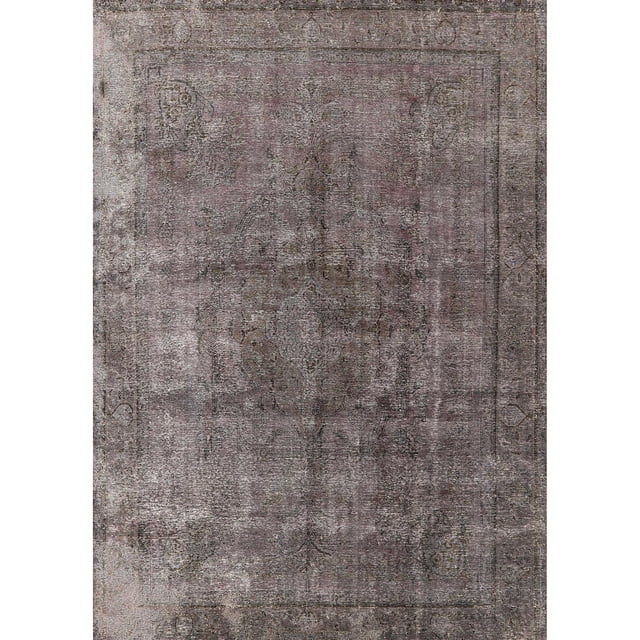 Ahgly Company Indoor Rectangle Mid-Century Modern Pink Oriental Area ...