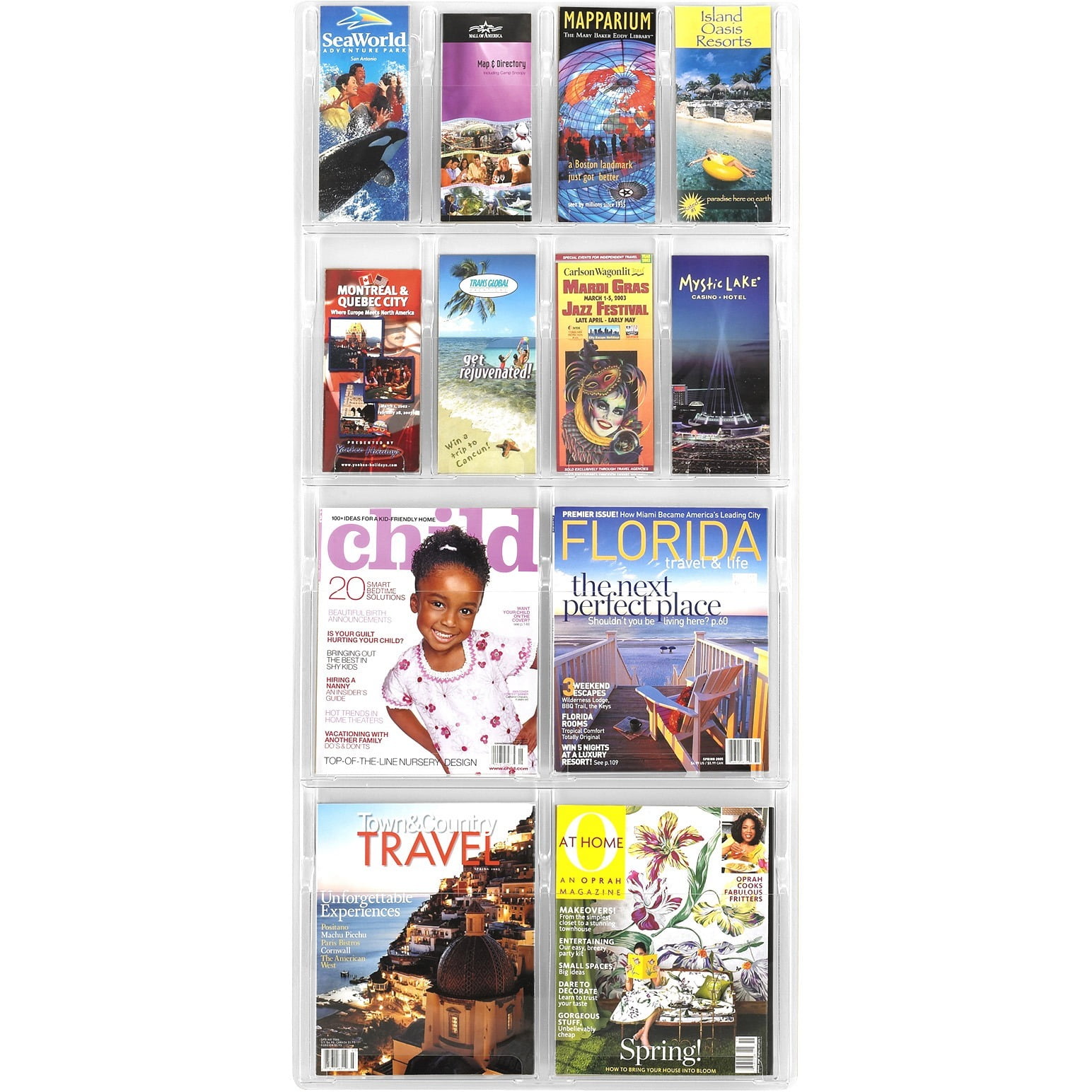 Reveal 4 Magazine and 8 Pamphlet Display - Walmart.com - Walmart.com