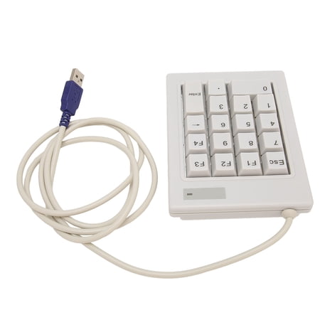 USB Numpad, Wide Application Mechanical Numpad USB Wired For Office ...