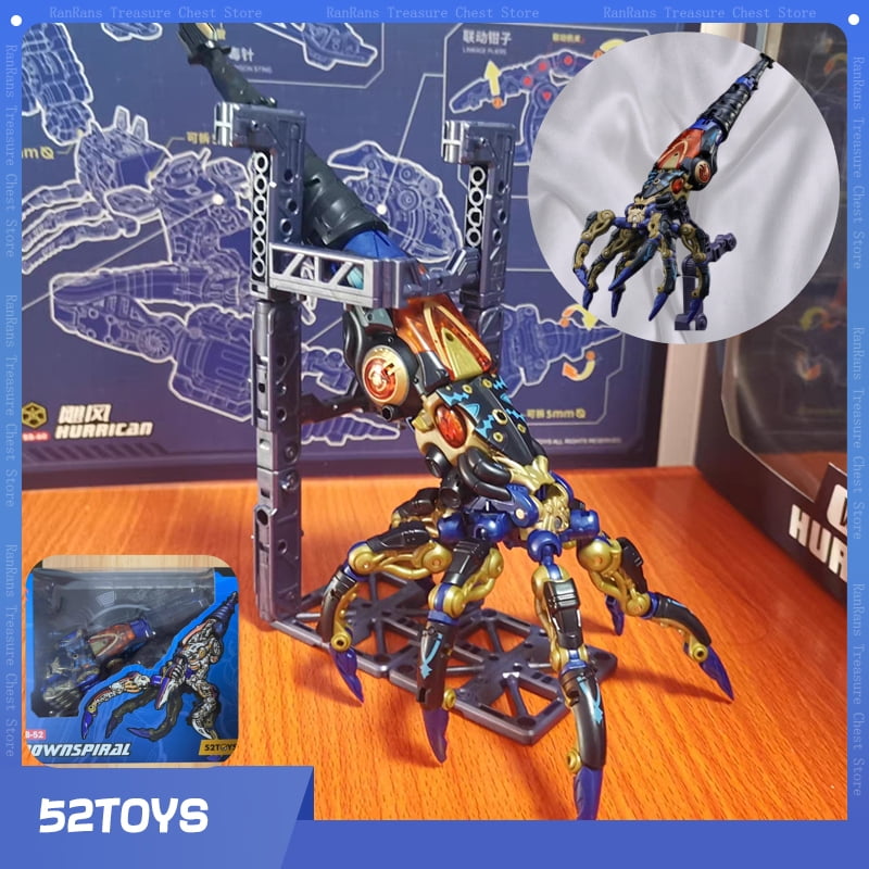 BEASTBOX-figura DE ACCIÓN DE BB-52, Robot deformación en espiral ...