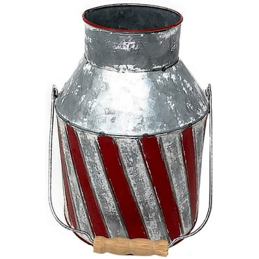 Walmart Vintage Sunflower Milk Can, Rustic Metal Vase, Farmhouse ...