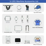 "Smartstitch 1201 Embroidery Machine, 12 Needles, 1200RPM, for Hats ...