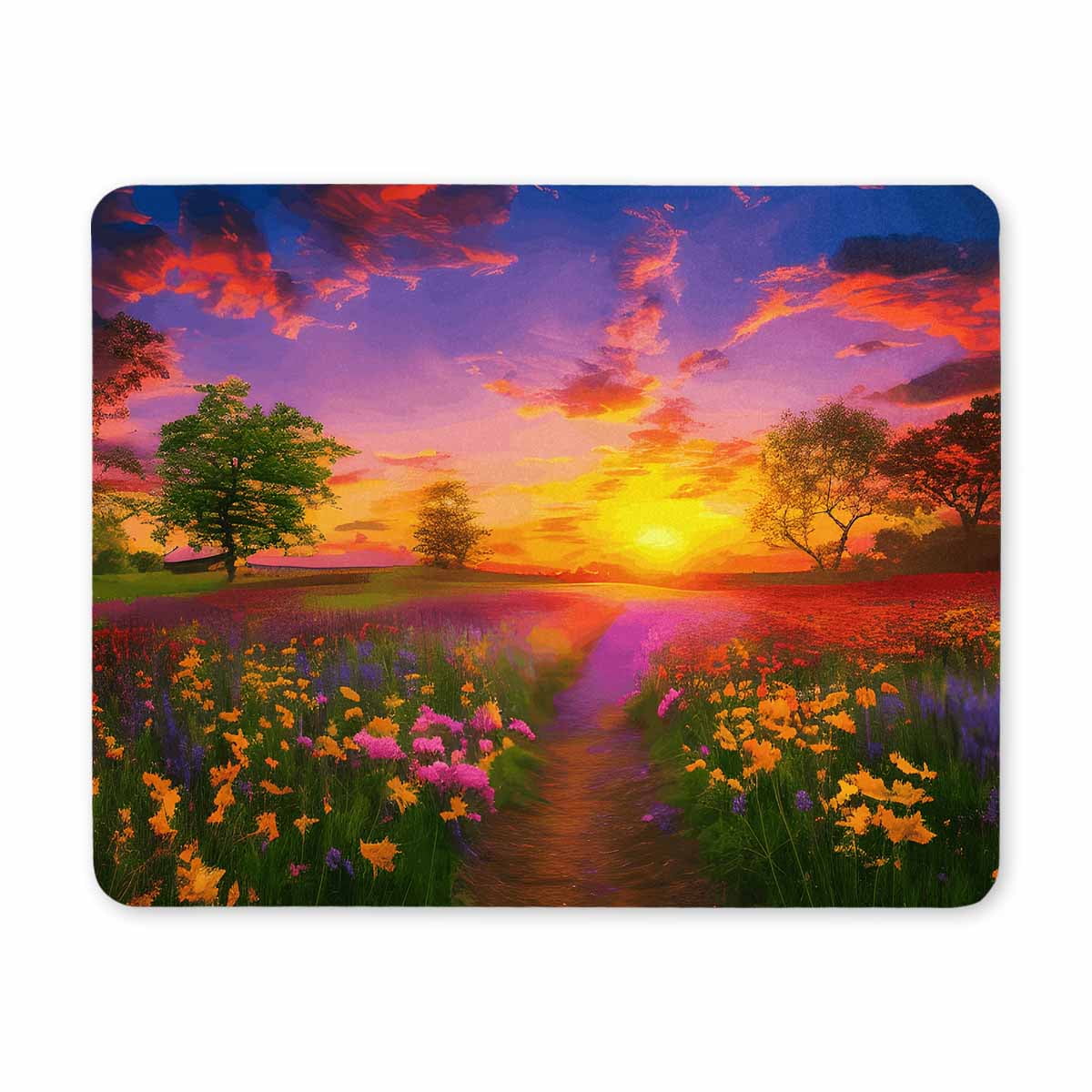 Mouse Pad, Beautiful Floral Mouse Pad，Waterproof Mousepad Mouse Pads ...