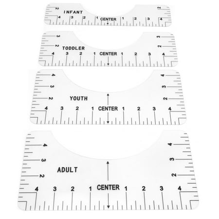 Alignment Ruler, PVC T-Shirt Alignment Tool Reused Transparent For ...