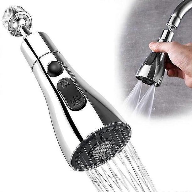 Kitchen Sink Faucet Water Tap Spray Head 360 Swivel Replacement Sprayer ...