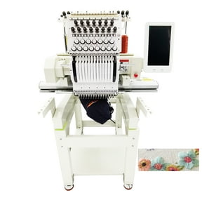 12 Needles Embroidery Machine Single Head Automatic Commercial Home ...