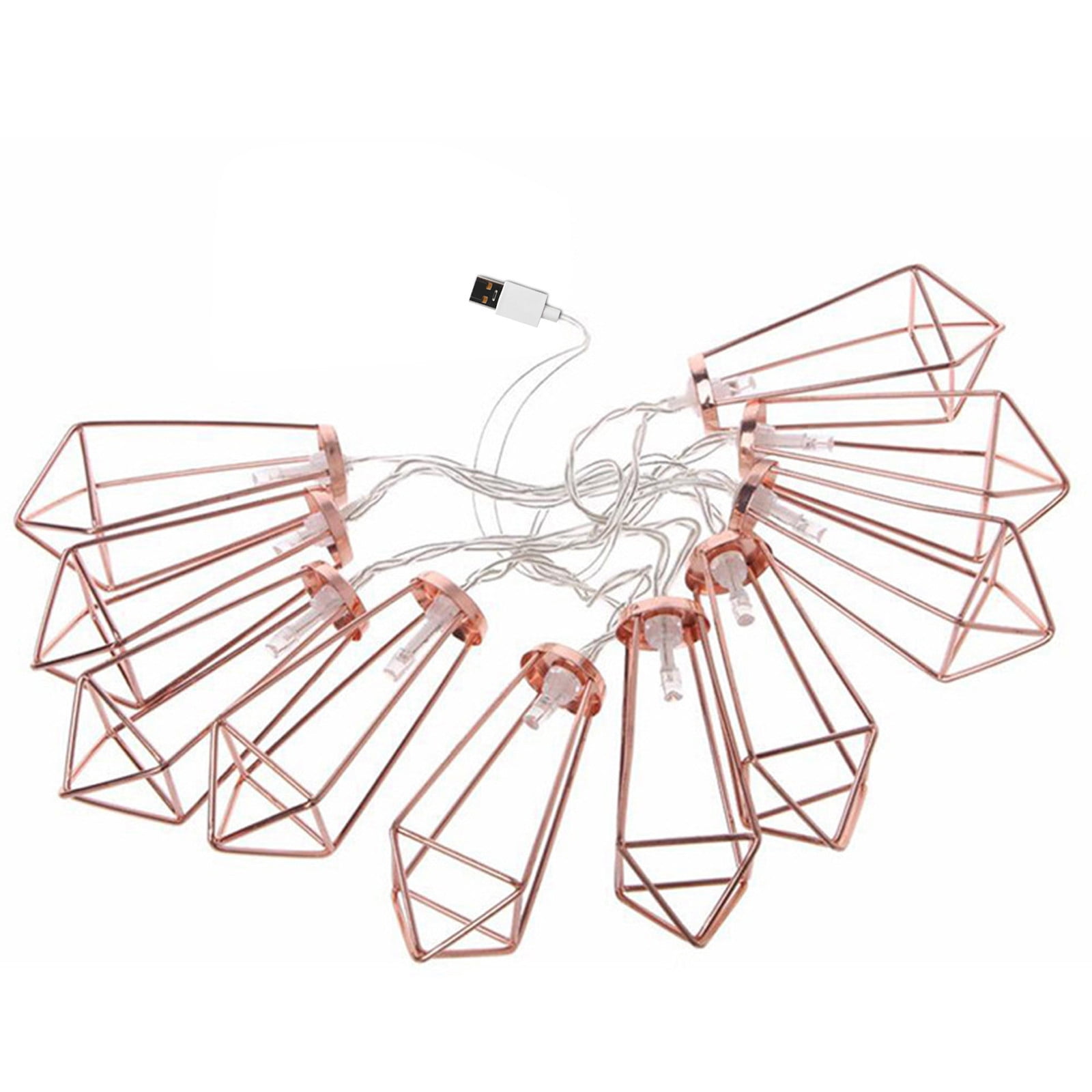 Wovilon Led Light Strips Led Light Iron Art Diamond Drop Frame Rose ...