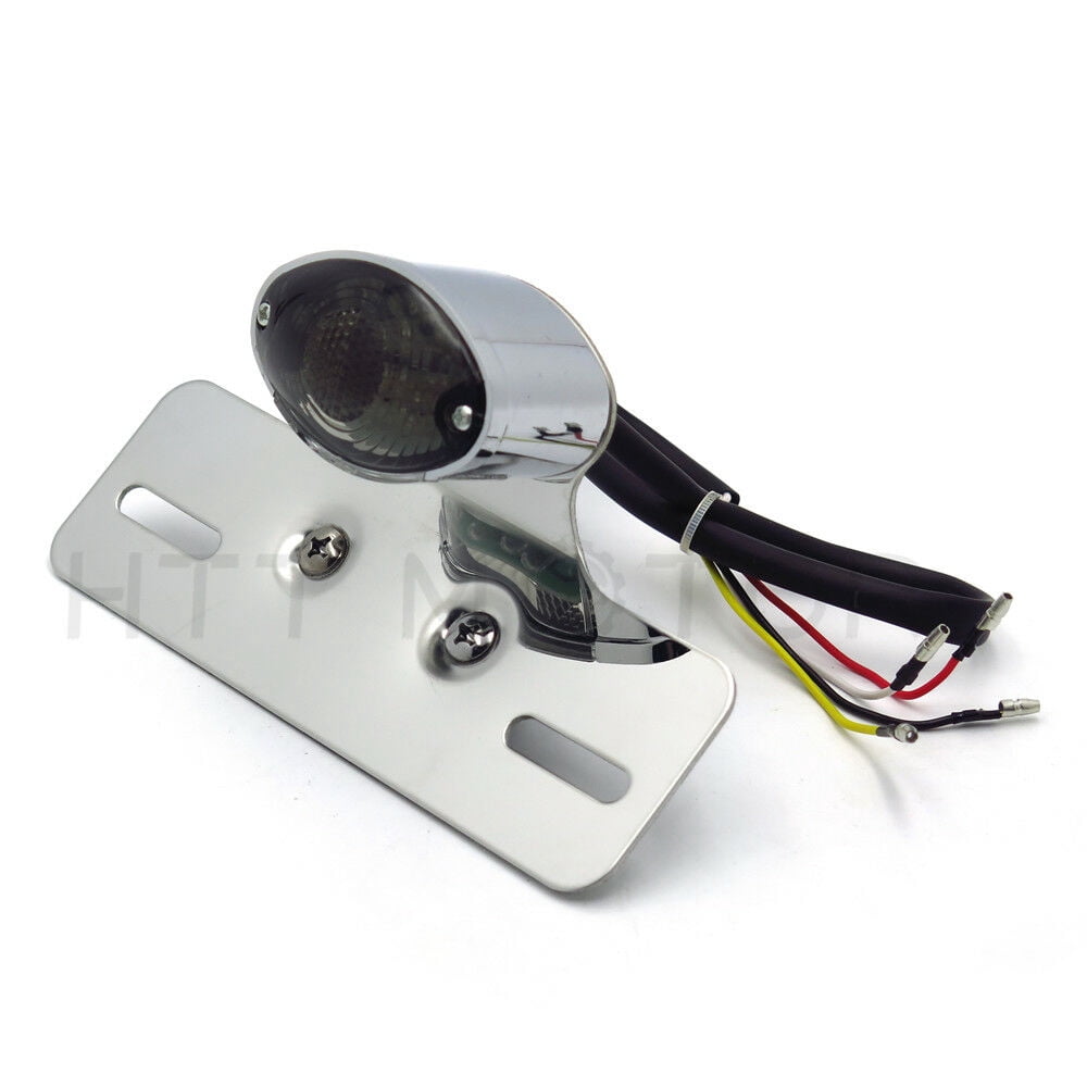 HTTMT- Skmoe Lens Dirt Bike Motorcycle LED Rear Fender Brake License ...