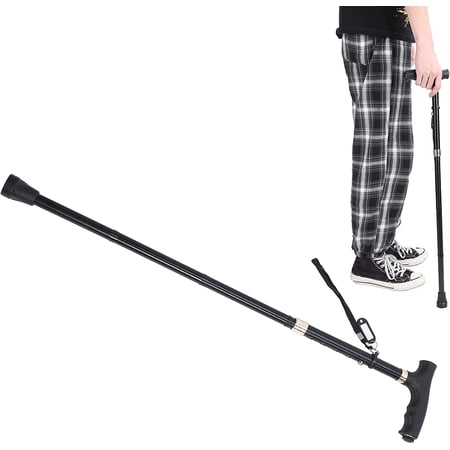 Folding Cane, Elderly Foldable Walking Cane Lightweight Stainless Steel ...